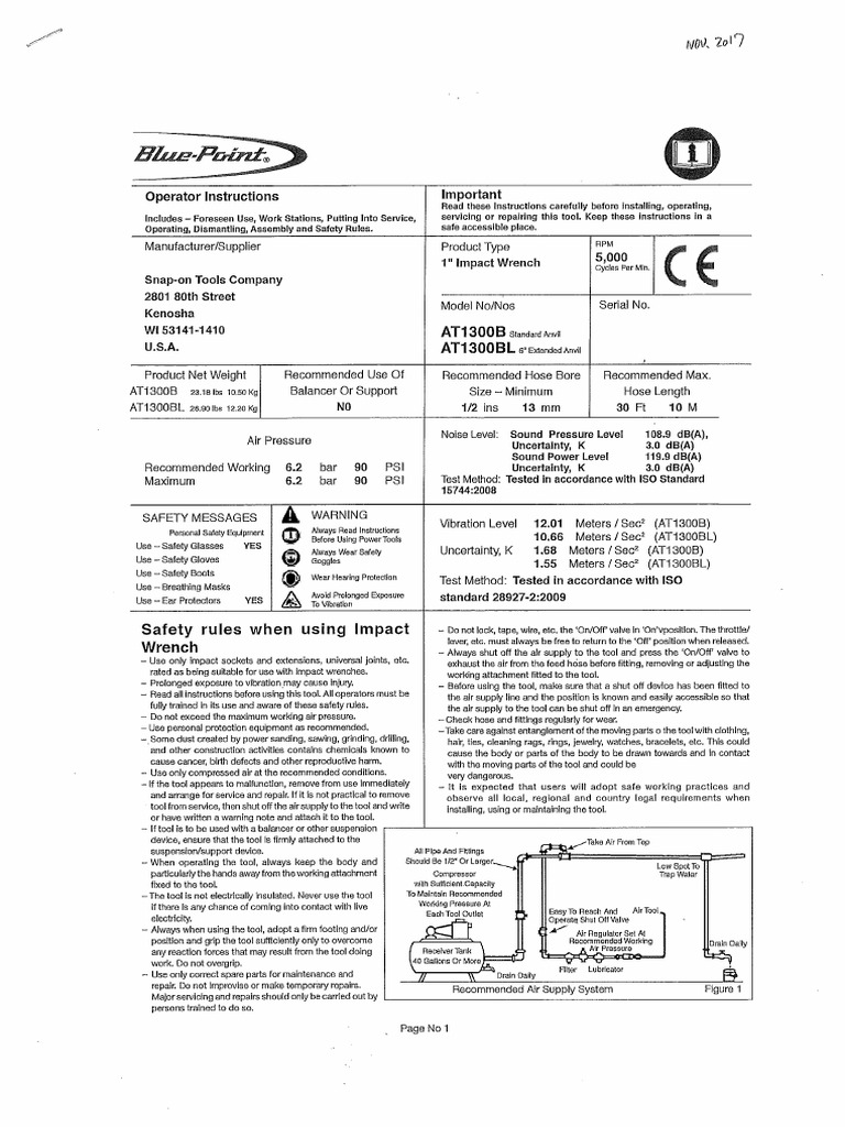 AT1300B AT1300BL Manual | PDF