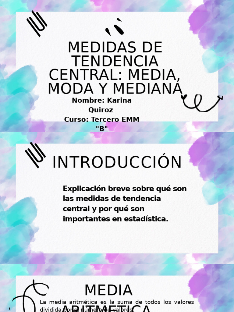 Media, Moda y Mediana - 20250203 - 225221 - 0000 | PDF