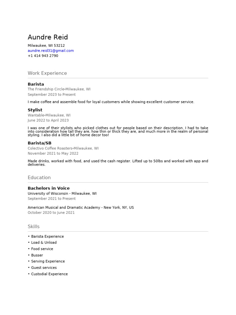 Aundre Reid | PDF