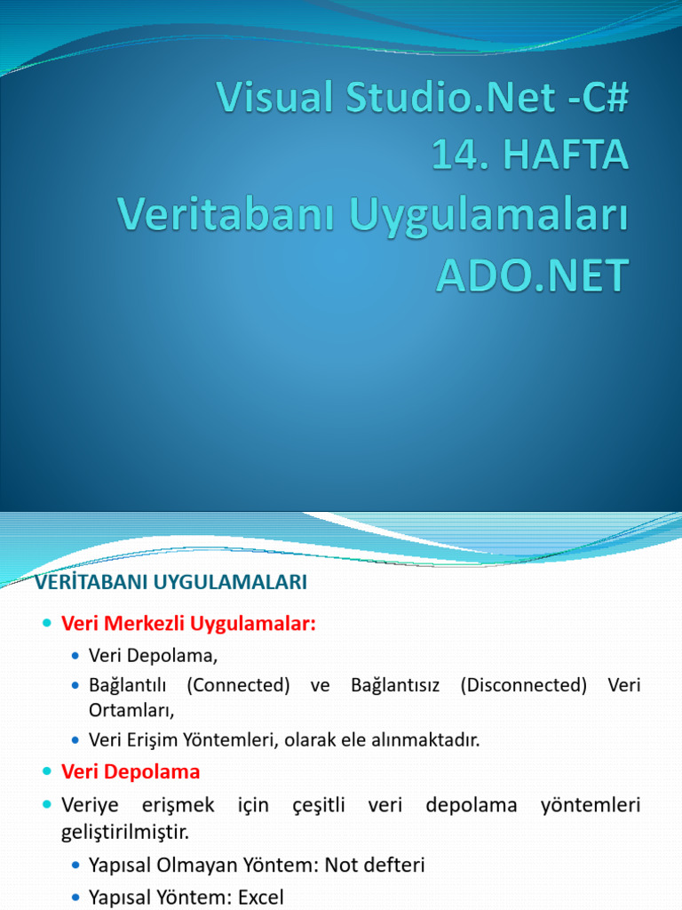 14.hafta YMH 219 Nesne Tabanlı Programlama I | PDF