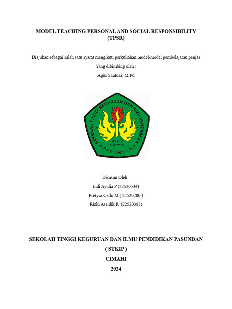 Makalah Model Pembelajaran KLMPK 14 | PDF