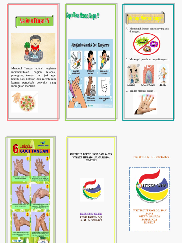 Cuci Tangan Leaflet | PDF