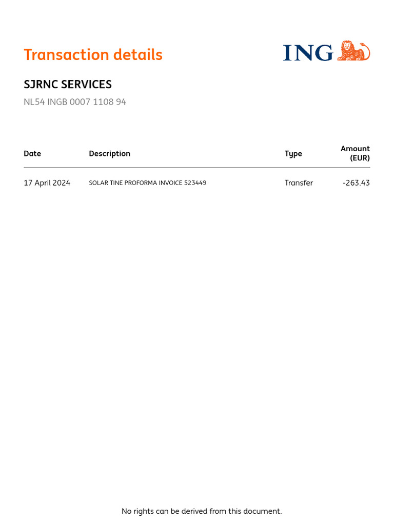 Detail ING Bankieren - NL54INGB0007110894 - 17 April 2024 - B4omnsnqgw ...