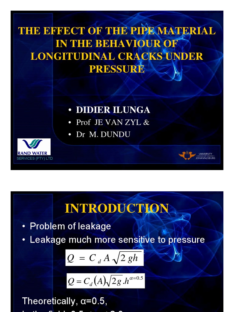 C Pipe Material Behaviour Didier Ilunga Only) | PDF | Fracture | Stress ...