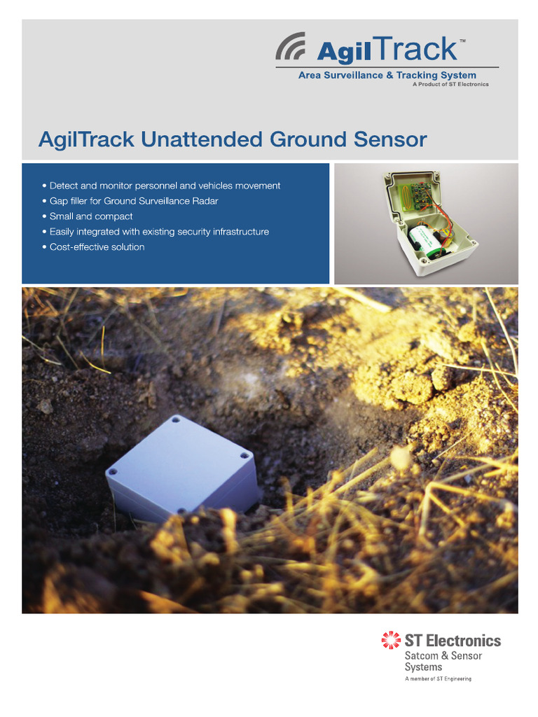AGILTRACK Unattended Ground Sensor (English) | PDF