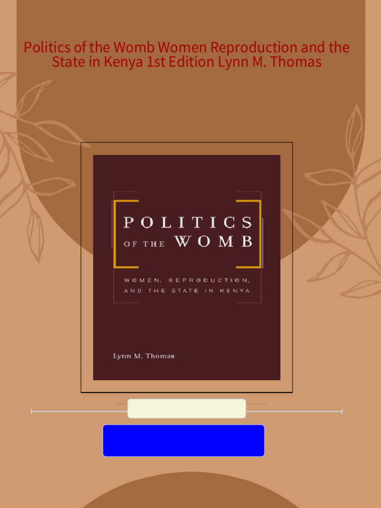 Download Full Politics of the Womb Women Reproduction and the State in ...