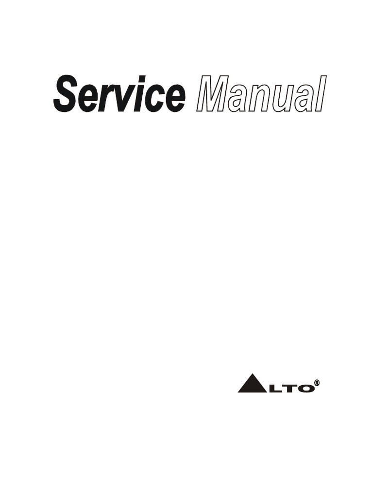 Alto MAC 2.4 Amplifier Specifications | PDF | Power Supply ...