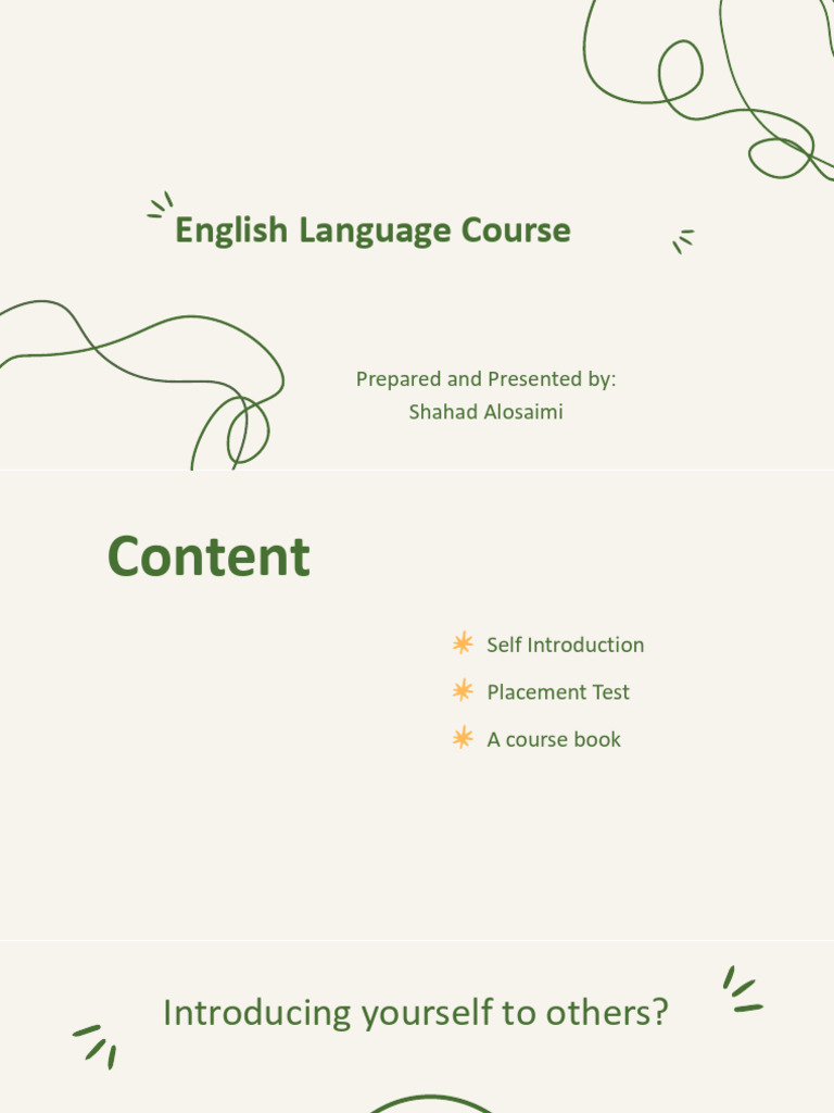 English Course | PDF