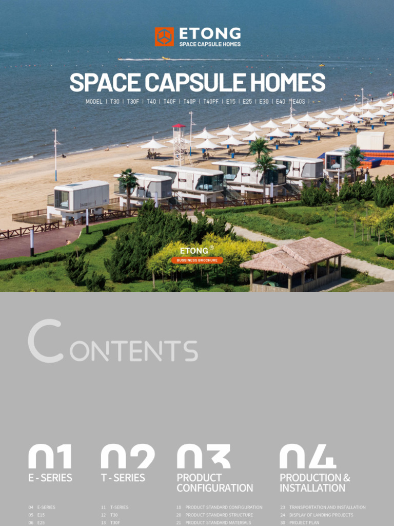 ETONG Space Capsule Homes | PDF