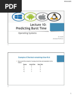 Shortest Remaining Time First (Preemptive SJF) Scheduling Algorithm ...