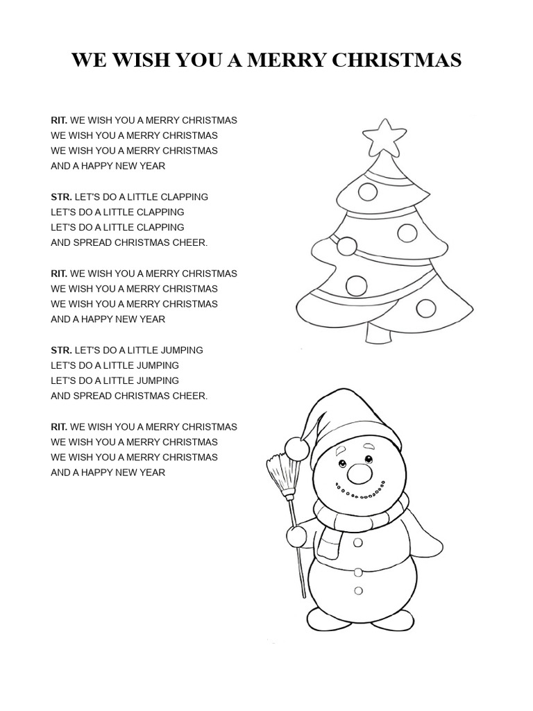 We Wish You A Merry Christmas | PDF