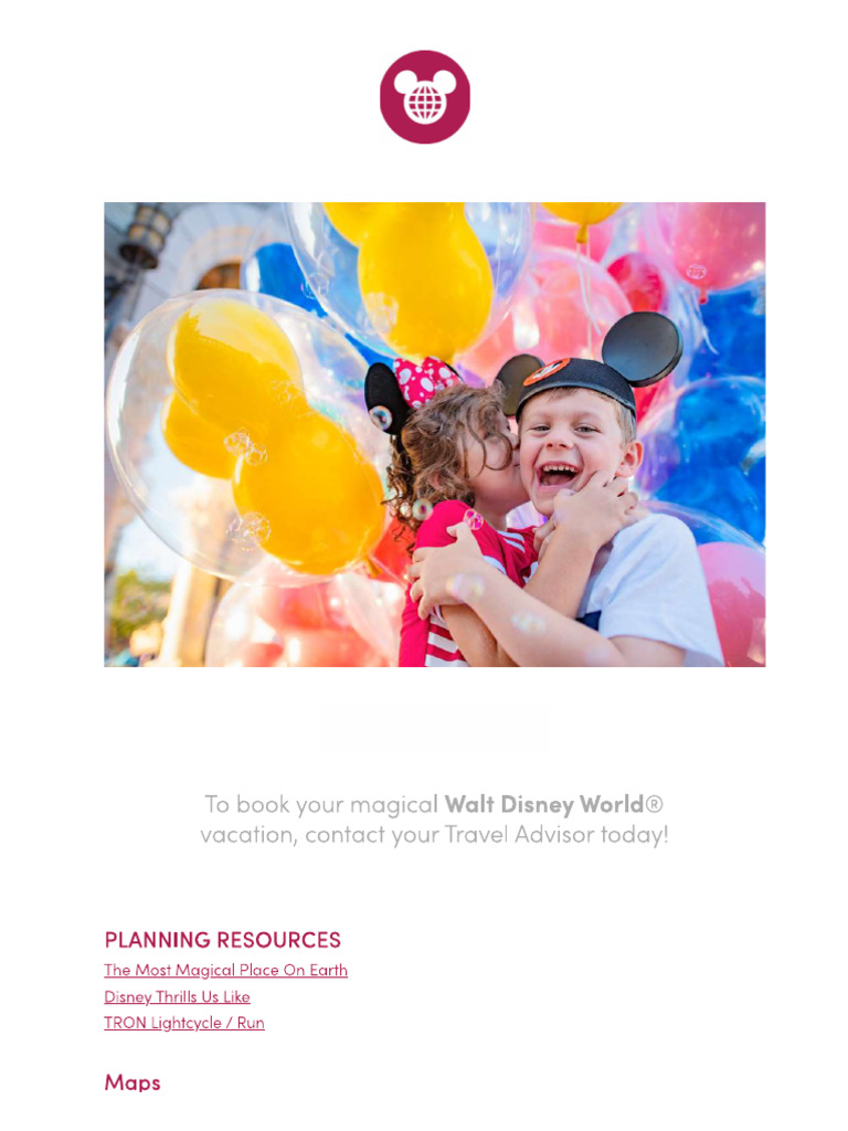 Disneyworld Brochure | PDF