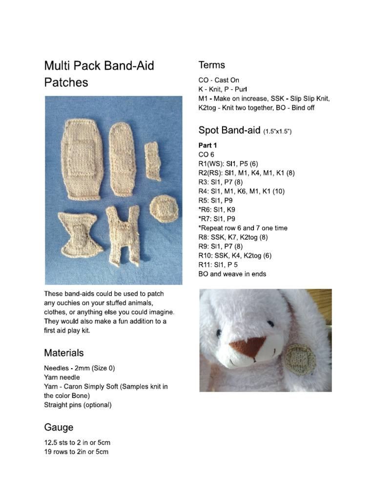 Multi_Pack_Band_Aid_Pattern | PDF