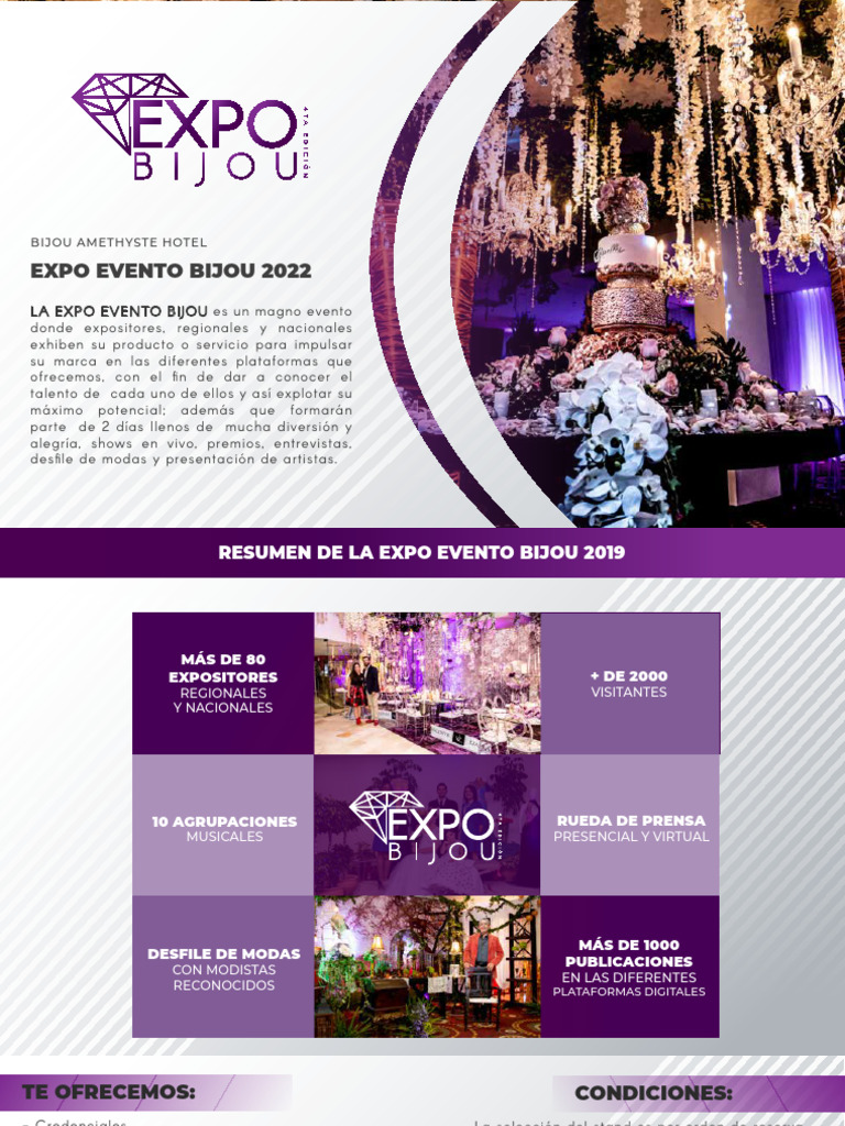 Dossier Expo Evento Bijou Actualizado1 | PDF