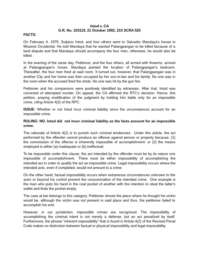 CRIM REV CASES SET 4 | PDF | Crimes | Crime & Violence