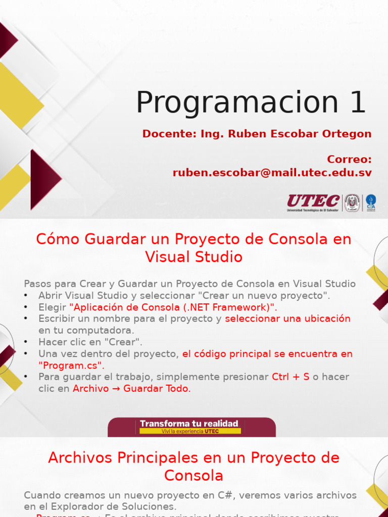 UNIDAD2 Clase06 | PDF | C Sharp (lenguaje de programación) | Archivo de ...