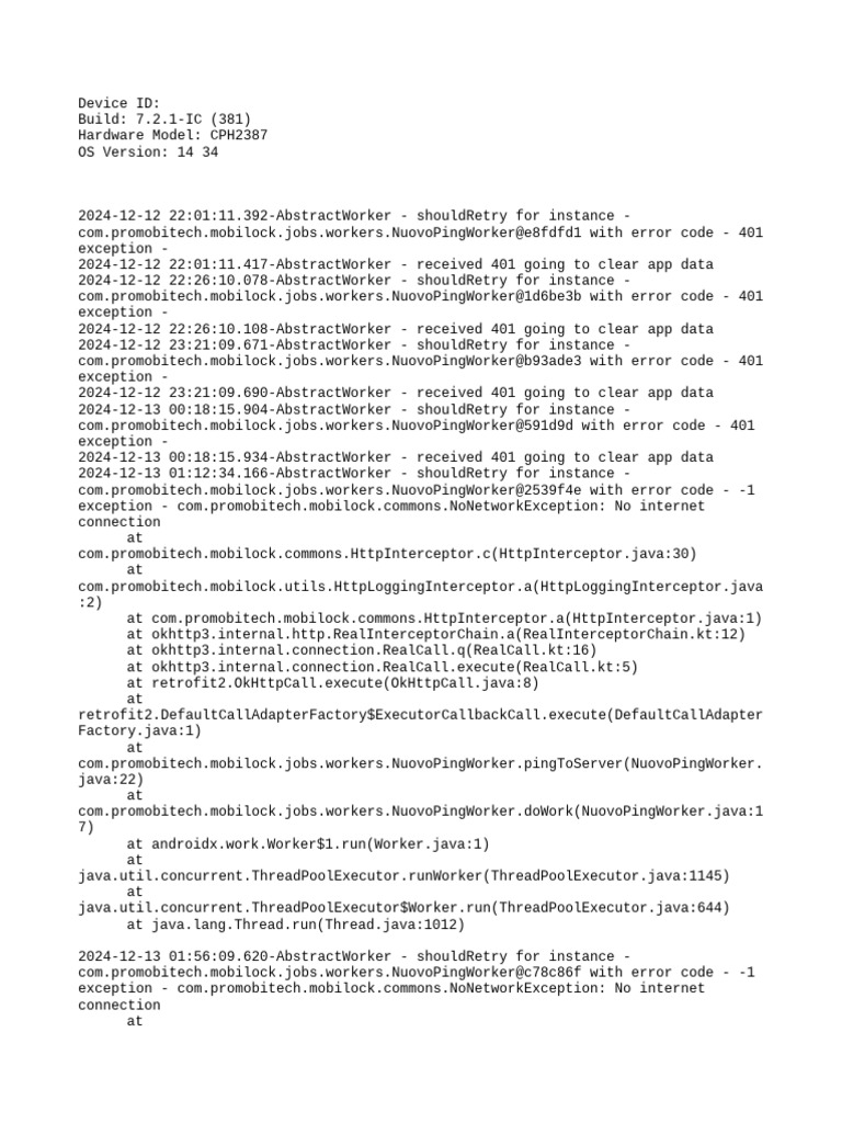 Nuovo Log1 | PDF | Java (Programming Language) | Software
