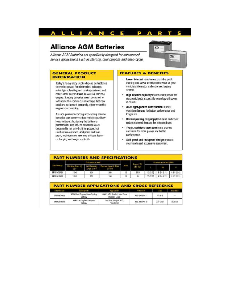 Bateria A06 30097 010 | PDF