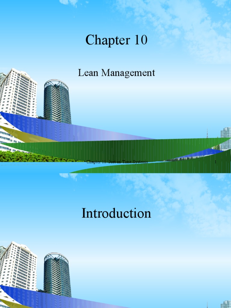 Lean Management PPT at BEC DOMS | PDF | Lean Manufacturing | Inventory