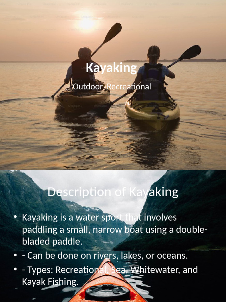 Kayaking Report | PDF | Kayak | Canoeing And Kayaking