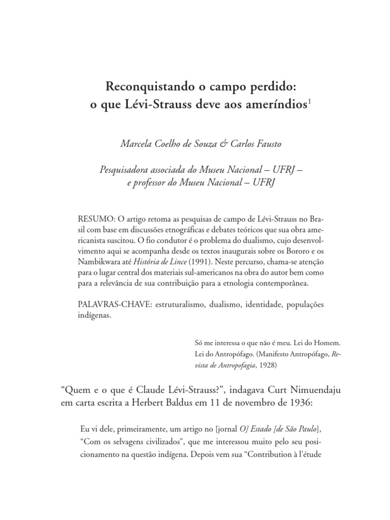 Reconquistando o Campo Perdido-1-33 | PDF | Antropologia | Etnografia