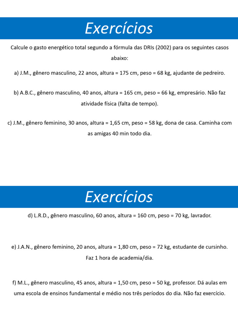 Exercício 8 - DRIS 2002 | PDF