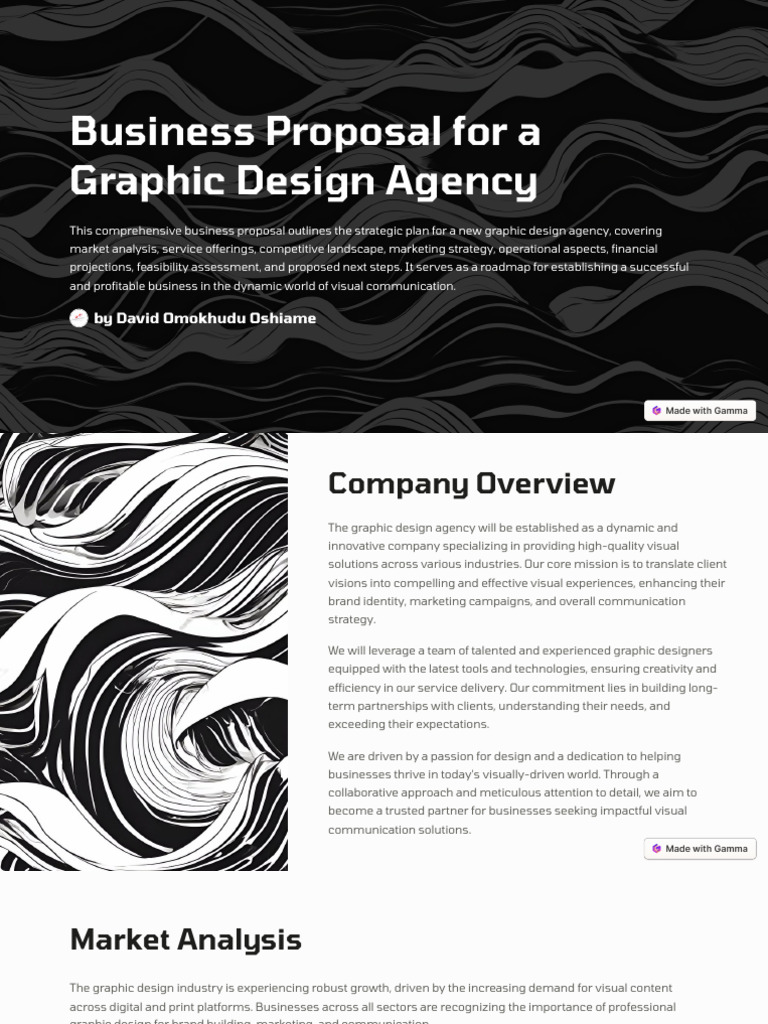 Graphic Design Agency Business Plan | PDF | Marketing | Brand