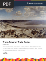 Overview of Afro-Eurasian Trade Routes | PDF