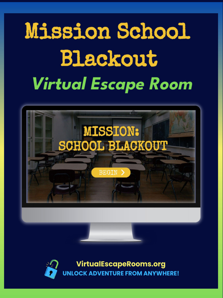 Mission School Blackout Virtual Escape Room PDF mqmwx8 | PDF