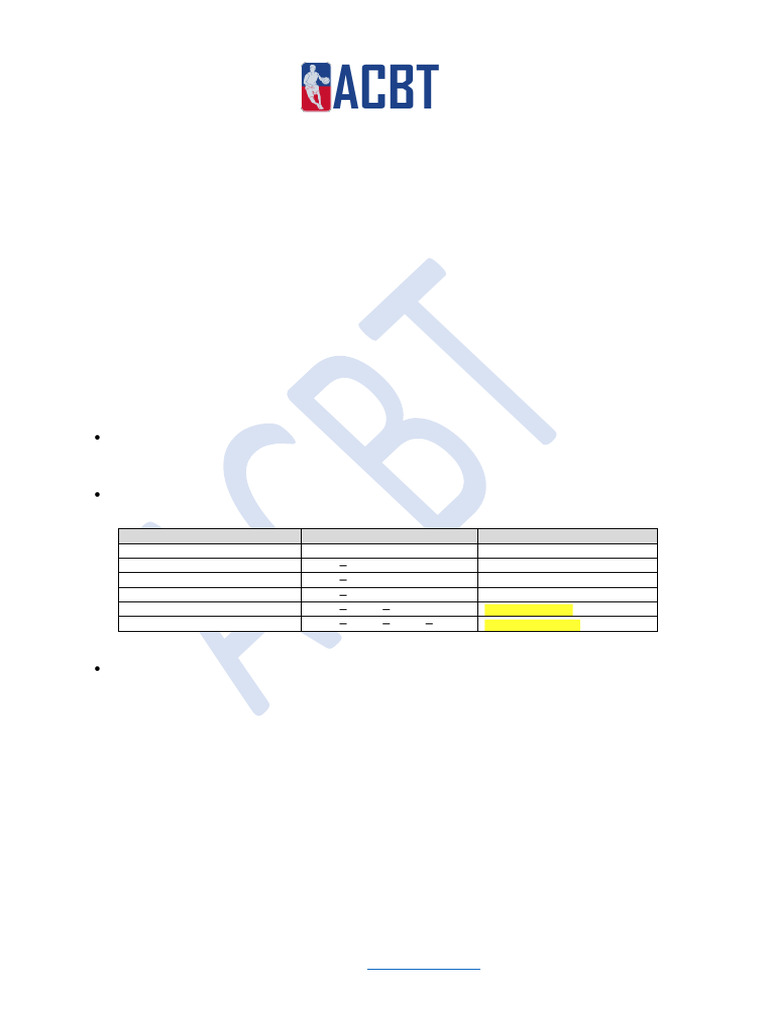 Torneo ACBT 2023: Invitación y Detalles | PDF | Árbitro