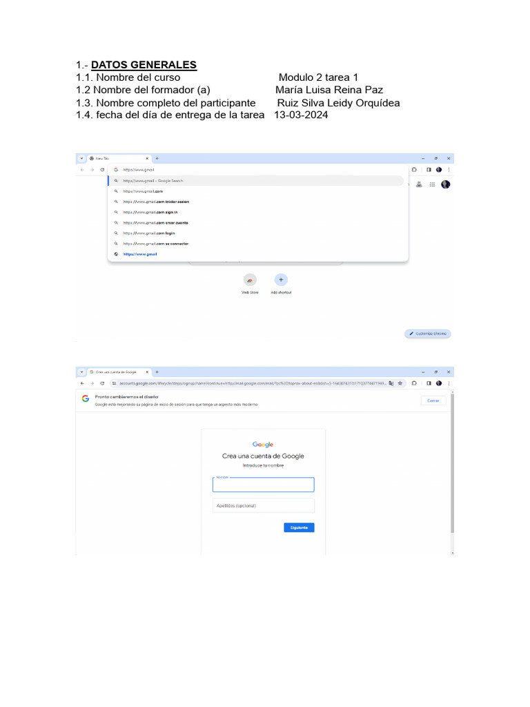 Entrega Tarea 1 Módulo 2 - 13/03/24 | PDF