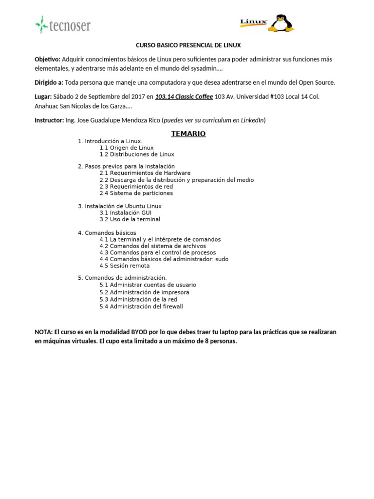 Curso Basico de Linux | PDF