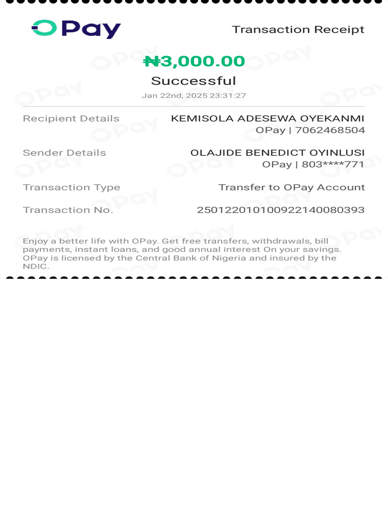 Transaction Receipt-250122010100922140080393 | PDF