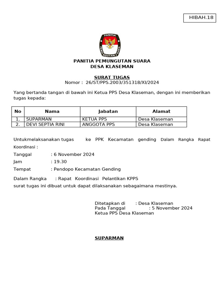 1 Surat Tugas, Kwitansi Dan Bukti Konfirmasi Penyelesaian Tugas, Bukti Penyelesaian, Nominatif ...