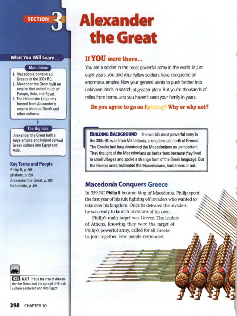 Alexander The Great Reading | PDF | Alexander The Great | Hellenistic ...