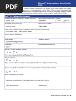 Aar Claim Form | PDF