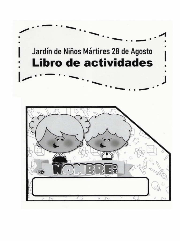 Libro de actividades Jardin Niños martires 28 agosto | PDF
