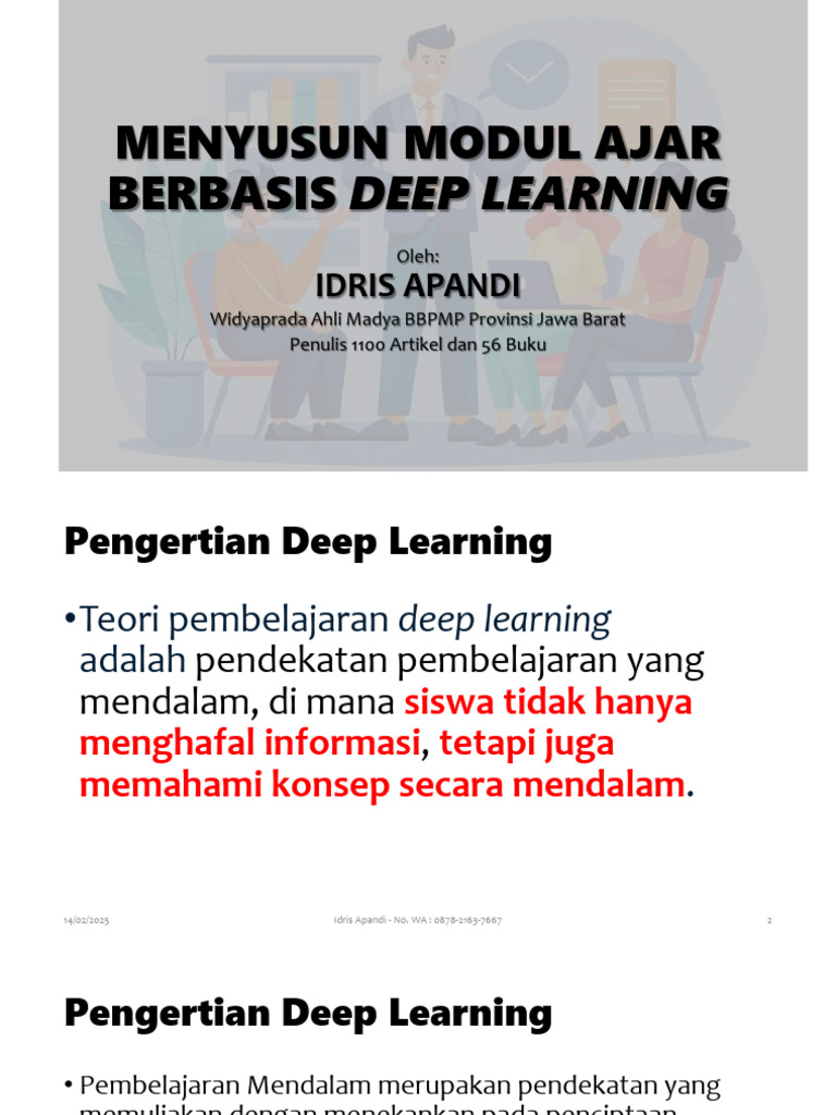 2a-Menyusun Modul Ajar Berbasis Deep Learning | PDF