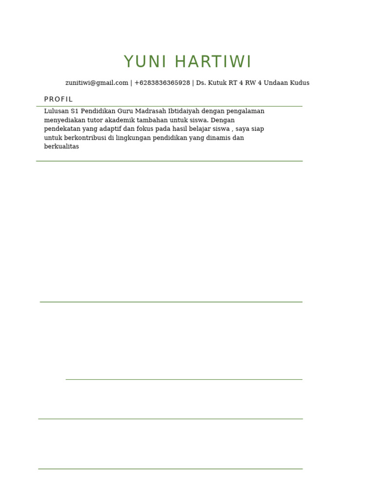 ATS Basic HR Resume | PDF