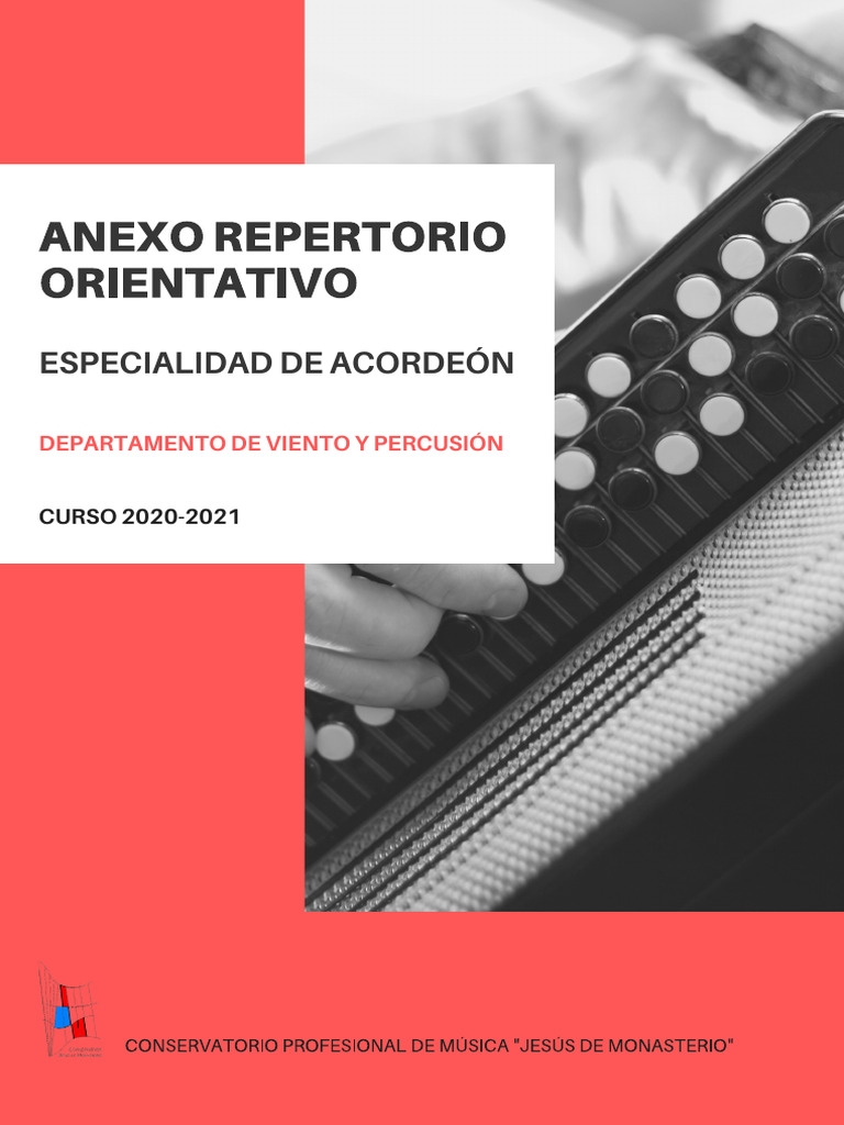 Repertorio y Recursos Acordeón 2021 | PDF | Música clásica