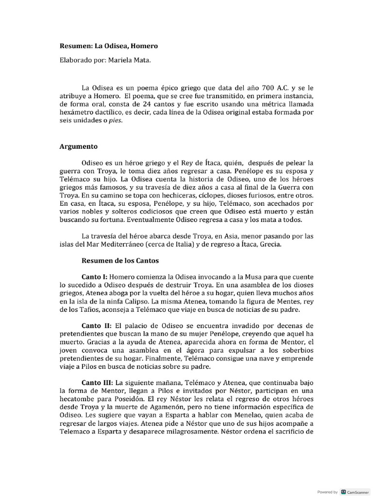 resumen-del-cuento-la-odisea-espaol-bachillerato | PDF resumen-del-cuento-la-odisea-espaol-bachillerato | PDF