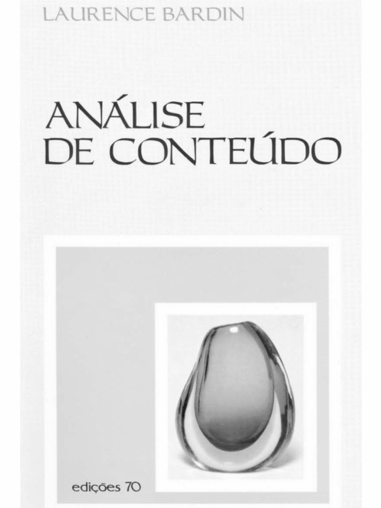 Bardin - Analise de Conteudo | PDF