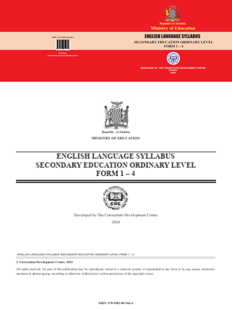 English Sylabus Form 1-4 o Levelcamera Ready | PDF | Reading ...
