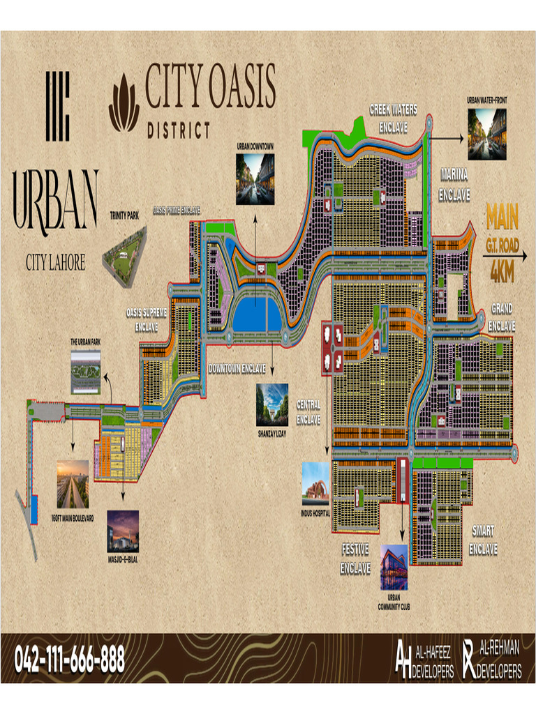 City Oasis District Marke Ting Map | PDF