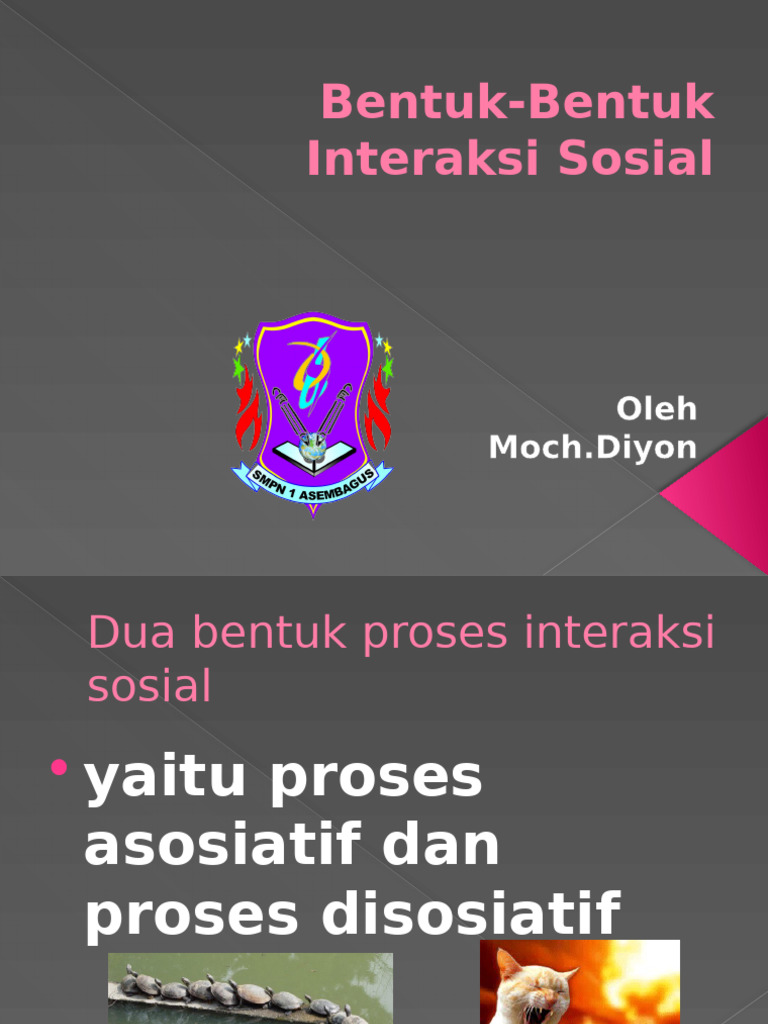 Bentuk-Bentuk Interaksi Sosial | PDF