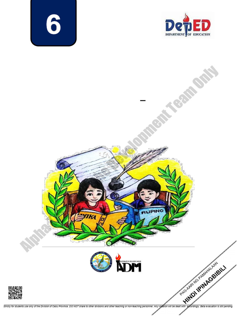 Filipino 6 Q4 Modyul 1 | PDF