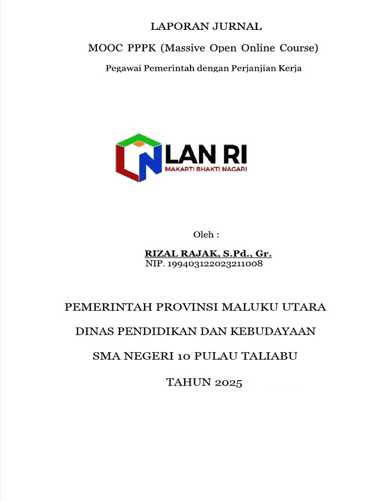 Jurnal Orientasi PPPK 2025 | PDF
