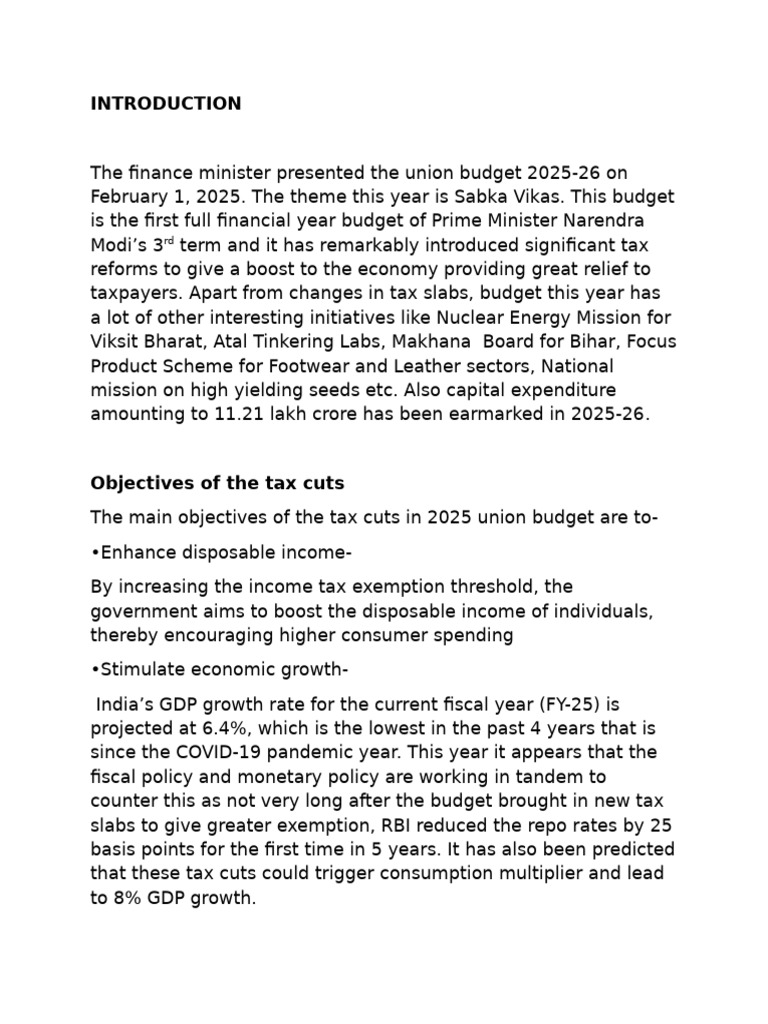 Crowd Budget Report - Naysa Jain | PDF | Taxes | Tax Cut