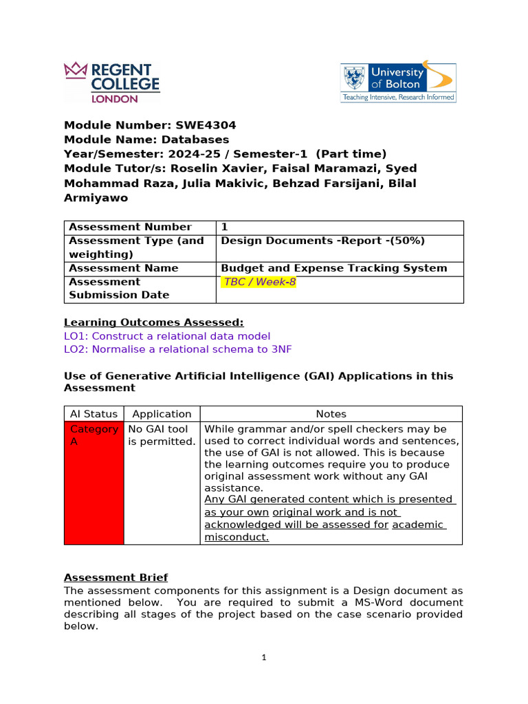 A1+SWE4304+Databases+Assessment+Brief+-+2024-25+ 28Sep-24+Cohort 29 ...