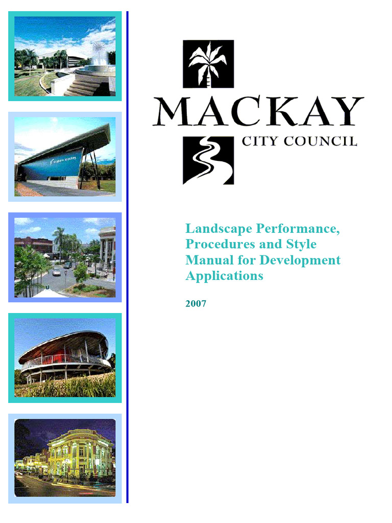 Landscape Performance Procedures and Style Manual For Development ...